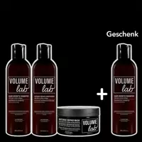 Volume lab Shampoo, Pflegebalsam, Haarmaske + Haarshampoo Bürste als ...